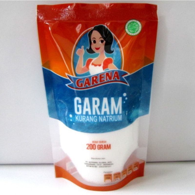 Jual GARENA GARAM KURANG NATRIUM 200g | Shopee Indonesia