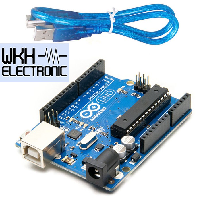 Jual Arduino UNO 328P DIP PLUS KABEL IC BISA DILEPAS ATMega328P ...