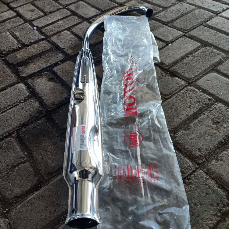 Jual knalpot cb 100 cb 125 corbi honda original ntd | Shopee Indonesia