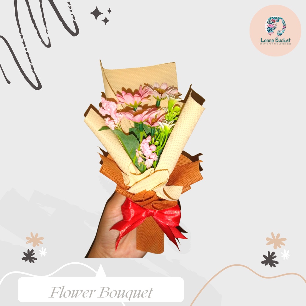 Jual LOONA BUCKET/FLOWER BOUQUET/BOUQUET WISUDA | Shopee Indonesia