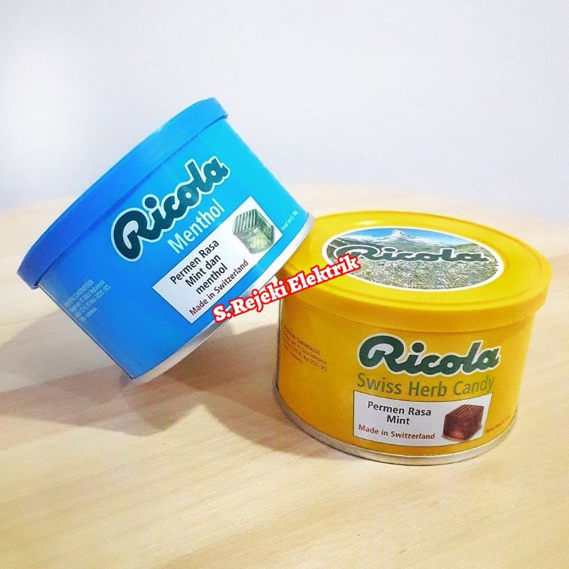 Jual Ricola/Rikola Permen Drum Kaleng 100gr/100 gr Swiss Original Herb ...