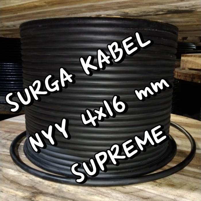Jual Kabel Roll NYY 4x16 mm SUPREME / KABEL TUFUR 4 x 16 / KABEL LISTRIK 4x16 mm SP | Shopee ...