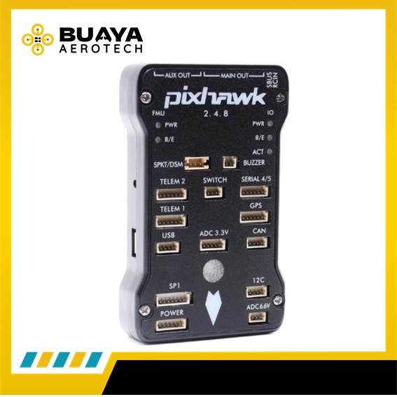 Jual Pixhawk PX4 Autopilot PIX 2.4.8 32 Bit (Safety Switch & Buzzer ...