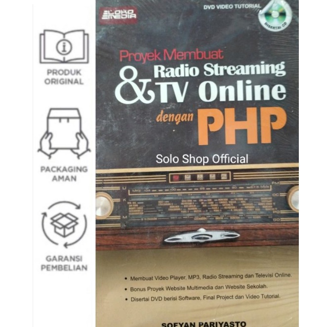 Jual Buku Proyek Membuat Radio Streaming Dan TV Online Dengan PHP Bonus ... Jual Buku Proyek Membuat Radio Streaming Dan TV Online Dengan PHP Bonus ...