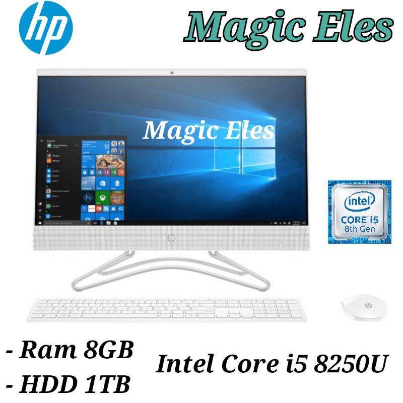 Jual PC HP AIO ALL IN ONE 22 - C00521 Ram 8GB HDD 1TB / SSD 256GB ...