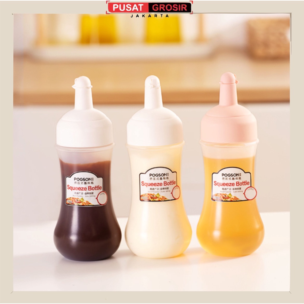 Jual S265 Botol Saos Sauce Saus / Botol Mayonaise / Botol Kecap / Botol ...
