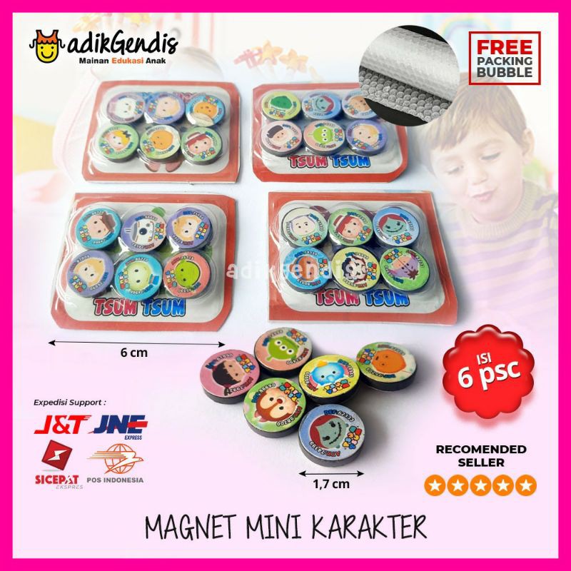 Jual Mainan anak magnet mini berbagai karakter (random) | Shopee Indonesia
