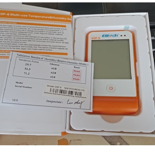 Jual Elitech GSP-6 Original Humidity & Temperature Data Logger GSP6 GSP ...