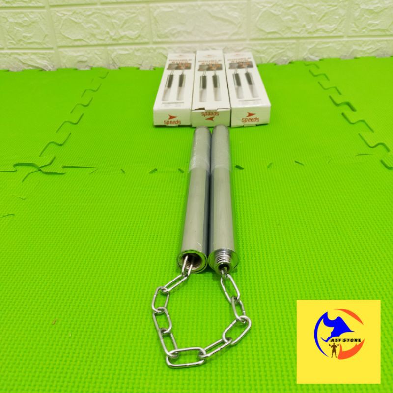 Jual Double stick besi sambung Speeds ruyung silat nunchaku tongkat ...