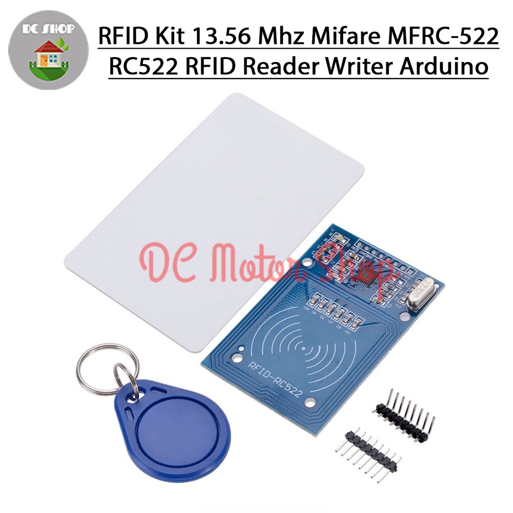 Jual RFID Kit 13.56 Mhz Mifare MFRC-522 RC522 RFID Reader Writer Arduino | Shopee Indonesia