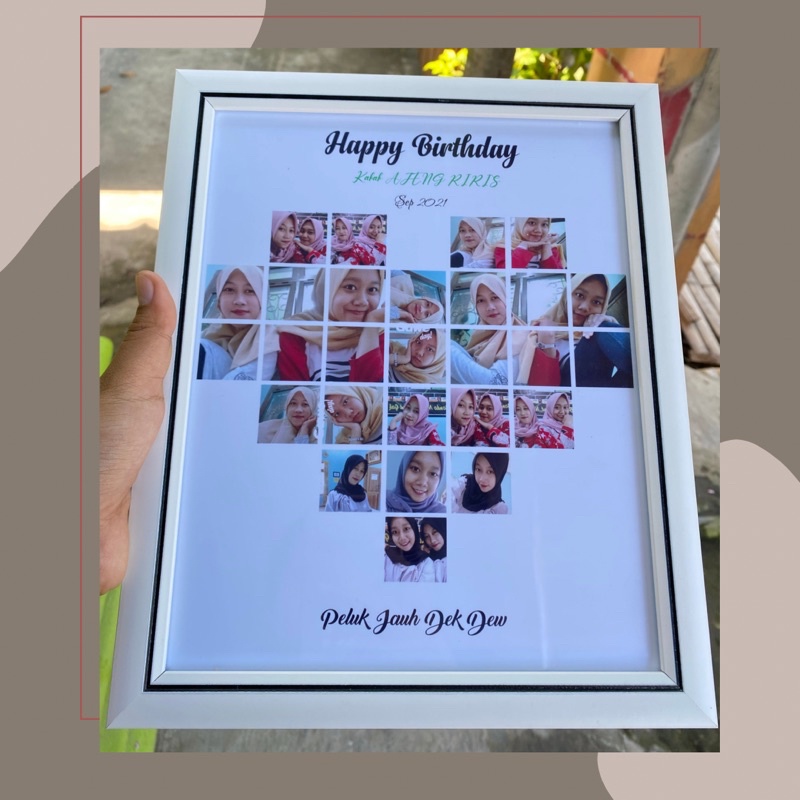 Jual figura foto kado foto figura kado pernikahan kado nikah hampers ...