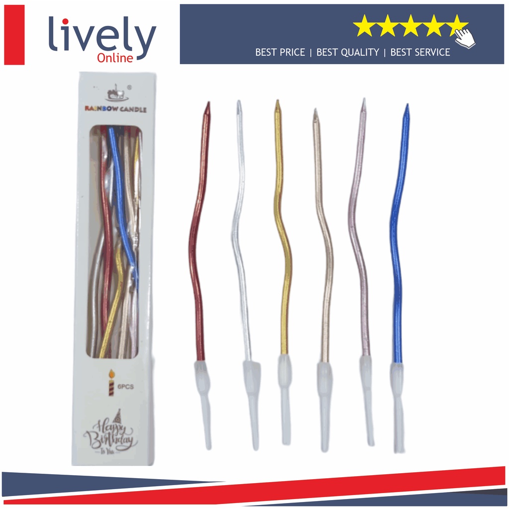 Jual Lilin Candle Ulir Spiral Panjang Premium | Shopee Indonesia