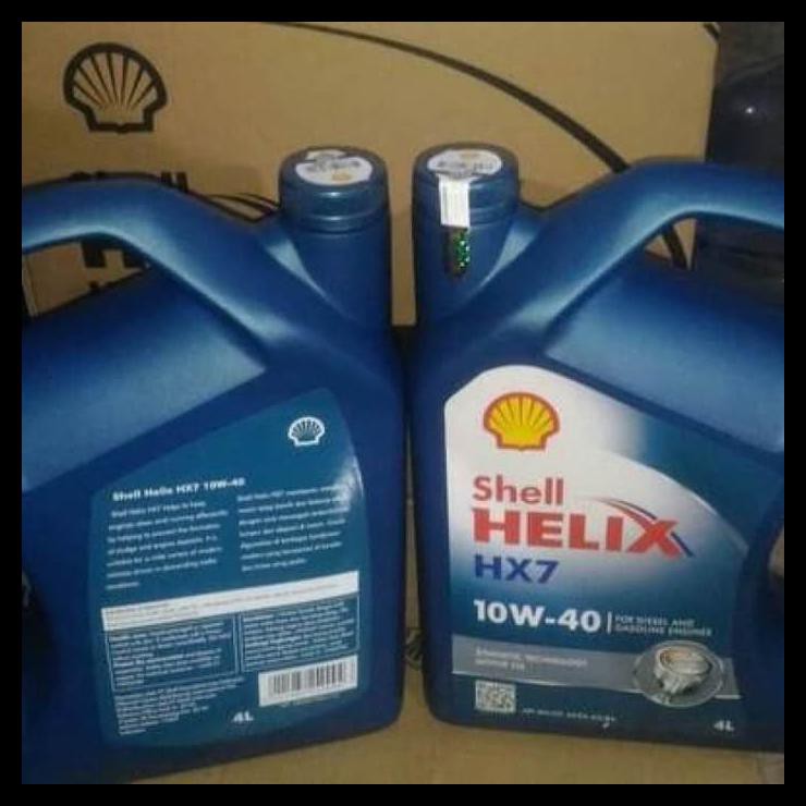 Jual Promo Oli Mobil Oil Shell Helix Hx7 Sae 10W-40 10W 40 10W40 ...