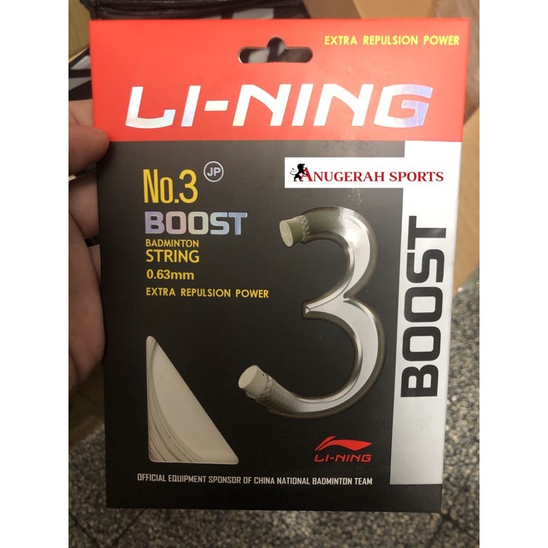 Jual Senar Raket Badminton LI-NING NO. 3 BOOST ORIGINAL (EXTRA ...