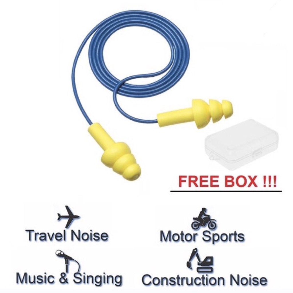 Jual EAR PLUG TUTUP TELINGA Pelindung telinga dari air dan suara bising ...