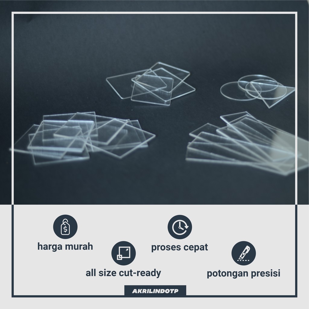 Jual CUSTOM AKRILIK BENING MURAH! AKRILIK BENTUK PERSEGI BULAT SEGITIGA ...