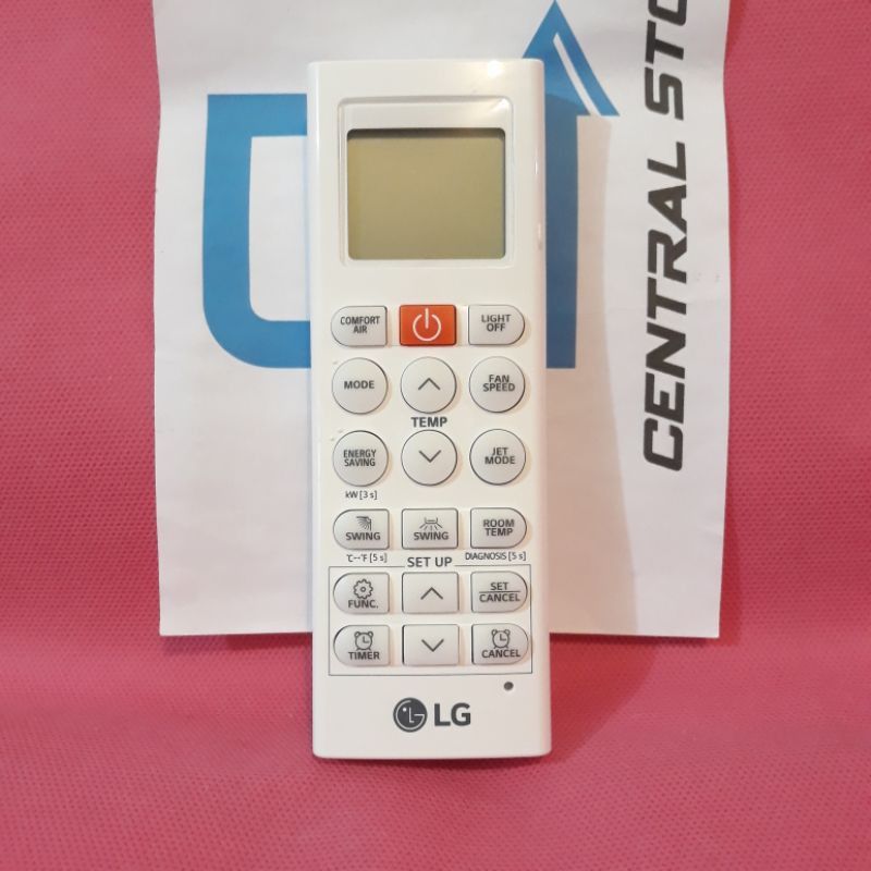 Jual Remote AC LG Smart Inverter Merah ORIGINAL | Shopee Indonesia