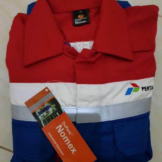 Jual Wearpack Pertamina Nomex Original Atau Coverall Nomex Pertamina ...