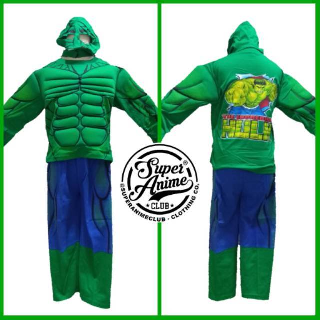 Jual Kostum Busa Anak Hulk Otot Baju Superhero Setelan Ultah Karakter ...