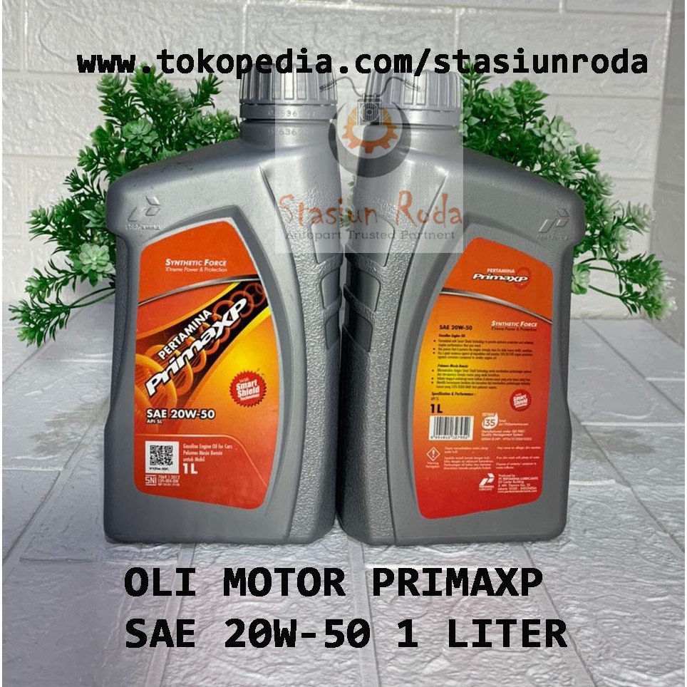 Jual Oli Motor PrimaXP SAE 20W-50 1 Liter | Shopee Indonesia