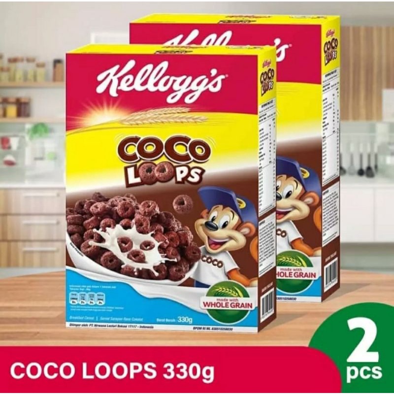 Jual Kelloggs Coco Loops 2 × 330 gr ( isi 2 pcs ) | Shopee Indonesia
