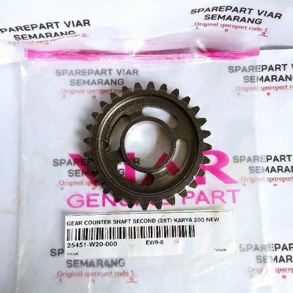 Jual gear counter shaft 28 T Gear rasio kedua 28T viar karya 150 200 ...