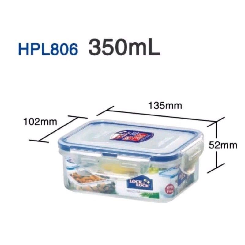 Jual LOCK & LOCK HPL 815 UKURAN 550 ML / HPL 806 UKURAN 350 ML / TEMPAT ...