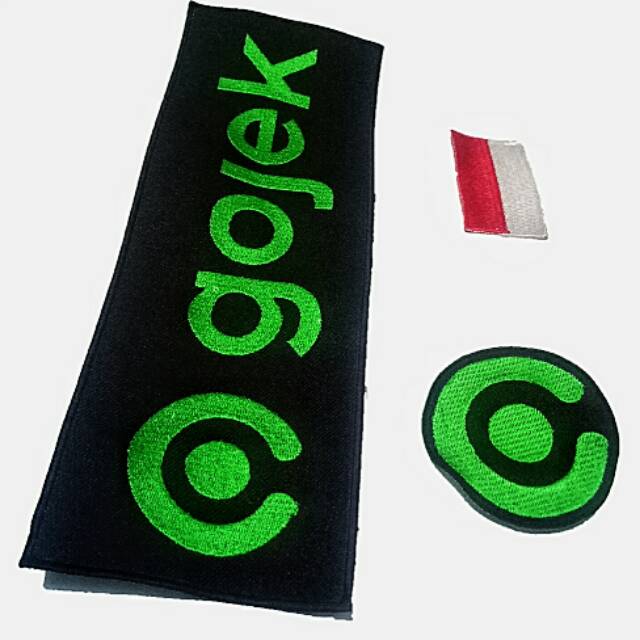 Jual Emblem Patch Logo Gojek Model Terbaru Hitam Hijau Bikin Tambah ...