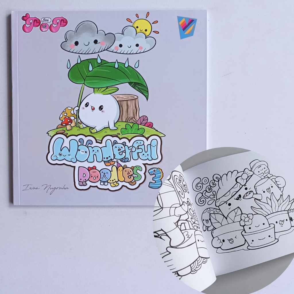 Jual Buku Mewarnai Dewasa Doodle Kawaiii, Wonderful Doodle, Adult ...