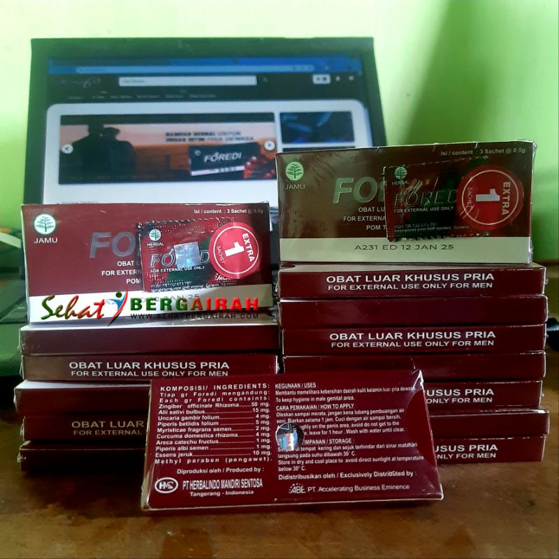Jual FOREDI Gel Gak Bikin Kebas Masih Terasa Sensitif (Promo Extra 1 ...