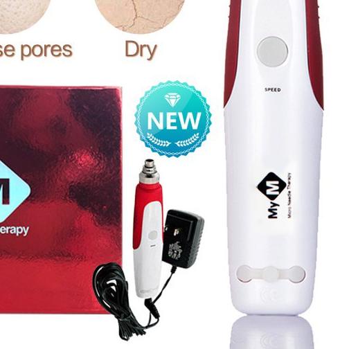Jual Original Electric Derma Pen Mym Alat Nano Micro Needle Bb Glow ...