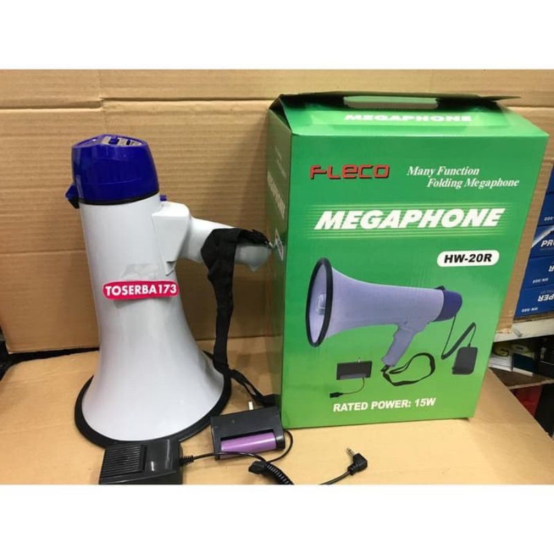 Jual Toa Besar Multifungsi Fleco HW-20R Speaker Megaphone TOA BESAR ...