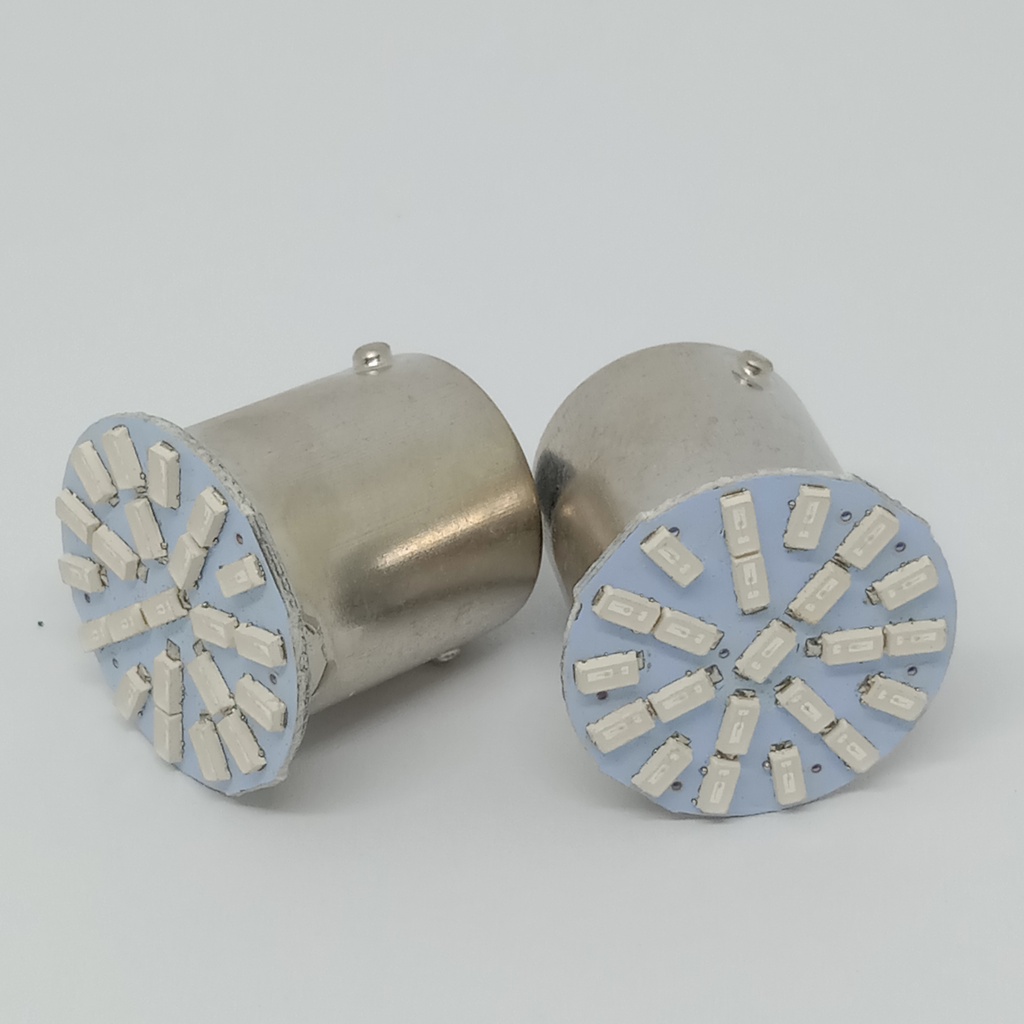 Jual LAMPU MANTENG DIAM MOBIL LED PENDEK Bayonet Kaki 1 Arus DC 24V ...