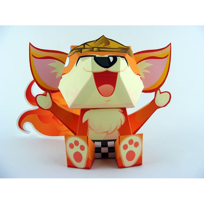 Jual DIY Miniatur Papercraft Boneka Kumi Firefox Bali | Shopee Indonesia