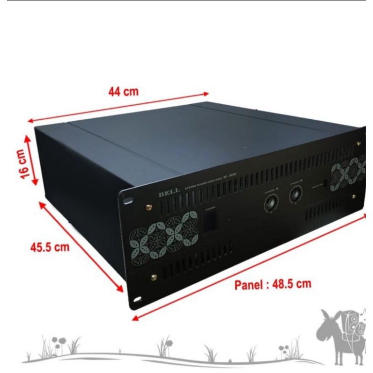 Jual BOX POWER AMPLIFIER BOX BELL M 900 | Shopee Indonesia