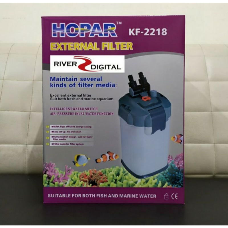 Jual Hopar KF-2218 KF2218 External Canister Filter Aquascape / Aquarium ...