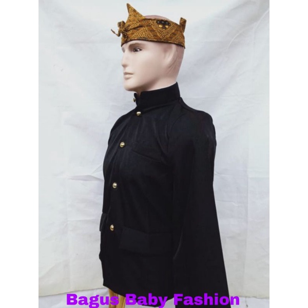 Jual Beskap Sunda Hitam Polos Baju Adat Pria | Shopee Indonesia