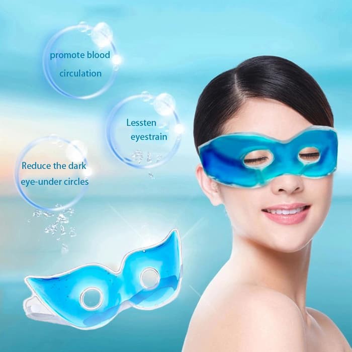Jual Masker MATA GEL eye care relaxing gel COOLING eye pad/kompres mata panda/penutup mata/eye ...
