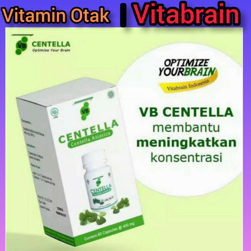 Jual Vitabrain VB Centella | Vitamin Otak Untuk Anak Dewasa Remaja ...