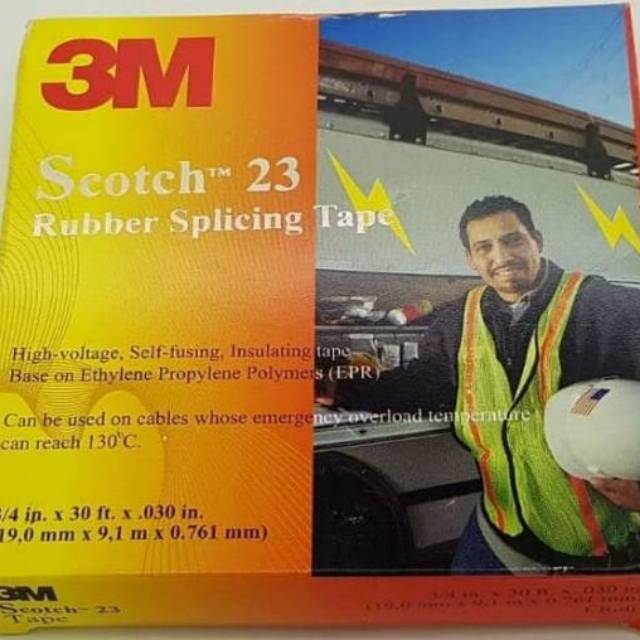 Jual Isolasi Listrik merk 3M tipe scotch 23 dan scotch 33+ ORI | Shopee ...