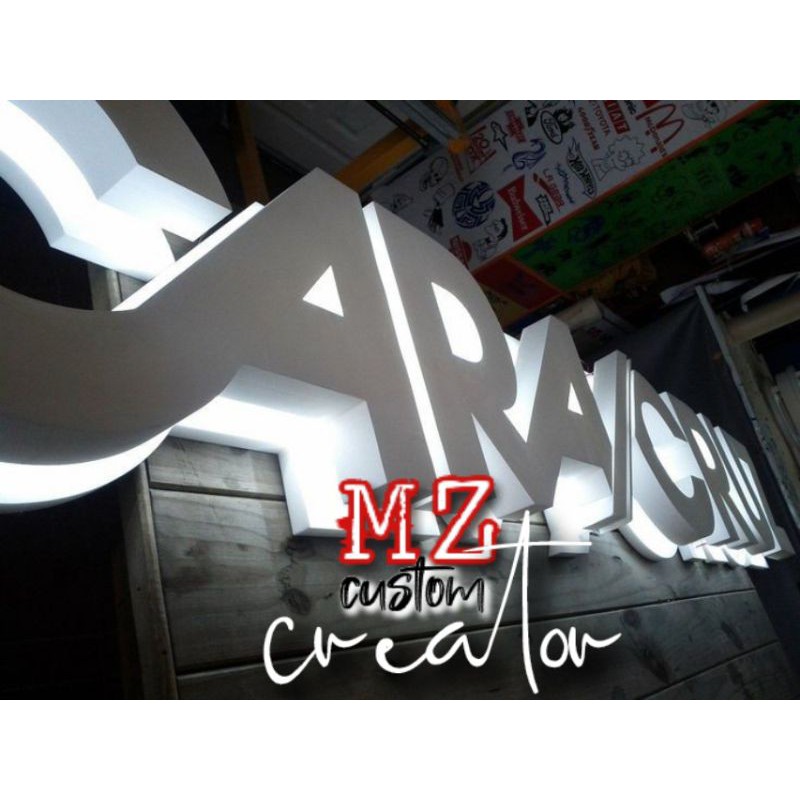 Jual AKRILIK HURUF TIMBUL NYALA LAMPU LED MURAH AMANAH | Shopee Indonesia