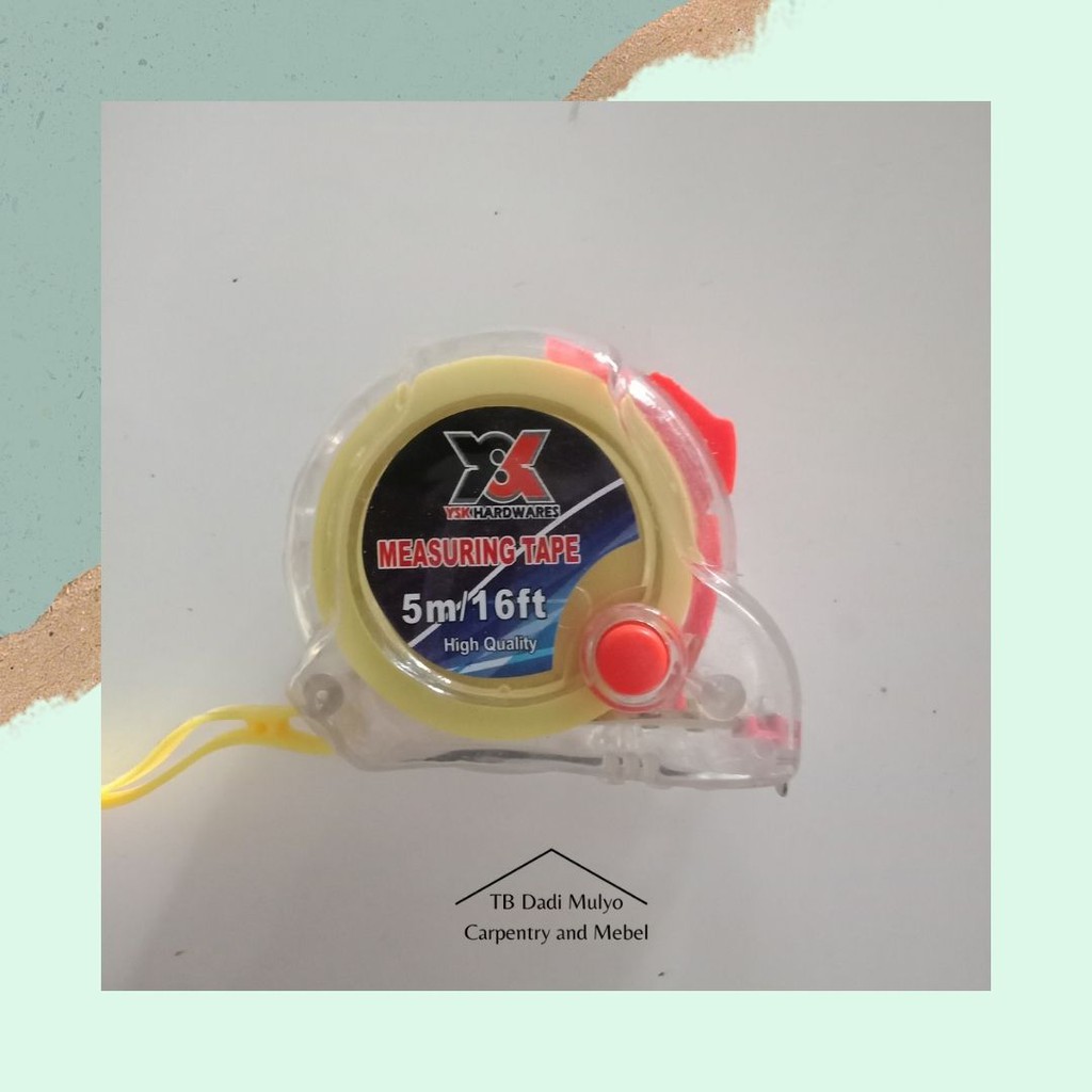 Jual METERAN / ROL METER YSK HARDWARE / METERAN ESSEN 5 M | Shopee ...