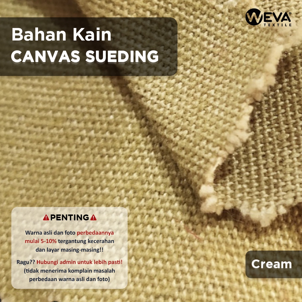 Jual Bahan Kain Canvas Sueding - Kain Kanvas Murah | Shopee Indonesia
