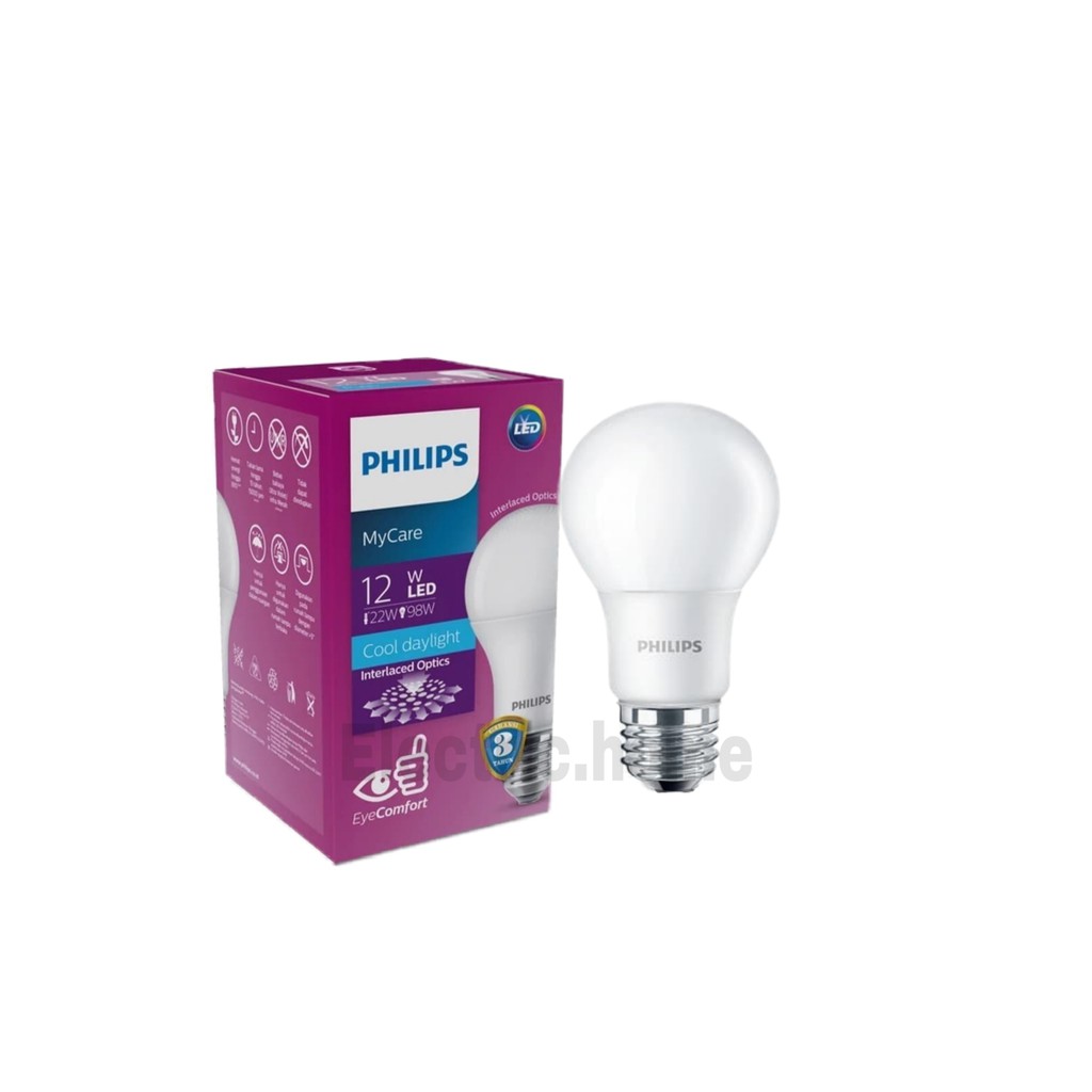 Jual LAMPU PHILIPS LED BULB 12 WATT 12W 12 W Putih | Shopee Indonesia