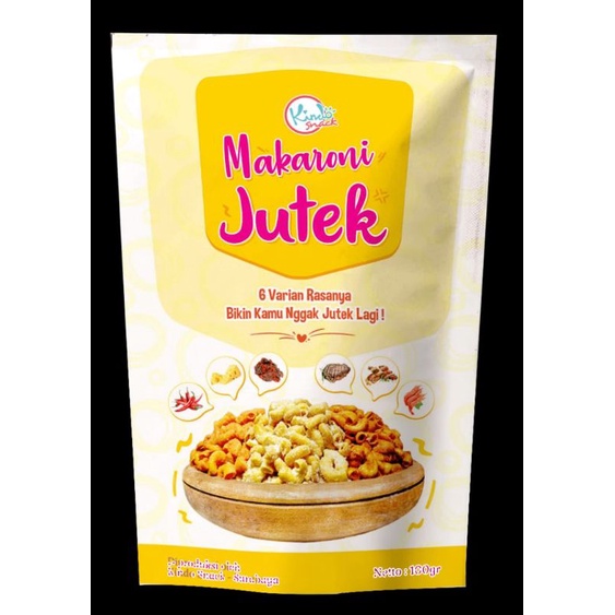 Jual Makaroni jutek - cemilan / makanan / keripik /snack | Shopee Indonesia