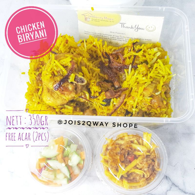 Jual Chicken Biryani / Nasi Biryani Ayam Siap santap | Shopee Indonesia