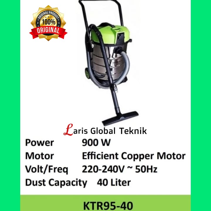 Jual Vacuum Cleaner KENTARO 40 Liter Wet and Dry u/ pabrik car wash ...