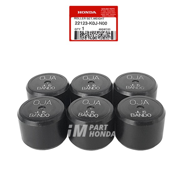 Jual 22123-K0J-N00 Roller CVT 15 Gram Genio Beat LED Street Deluxe K1A Scoopy eSP K2F | Shopee ...