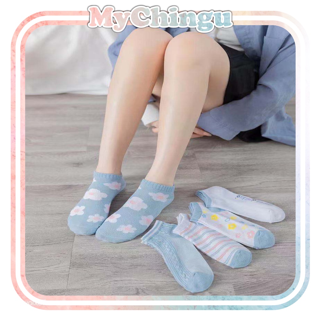 Jual Chingu KK020 Kaos Kaki (Tanpa Kemasan) Wanita Tipis Pendek Semata ...