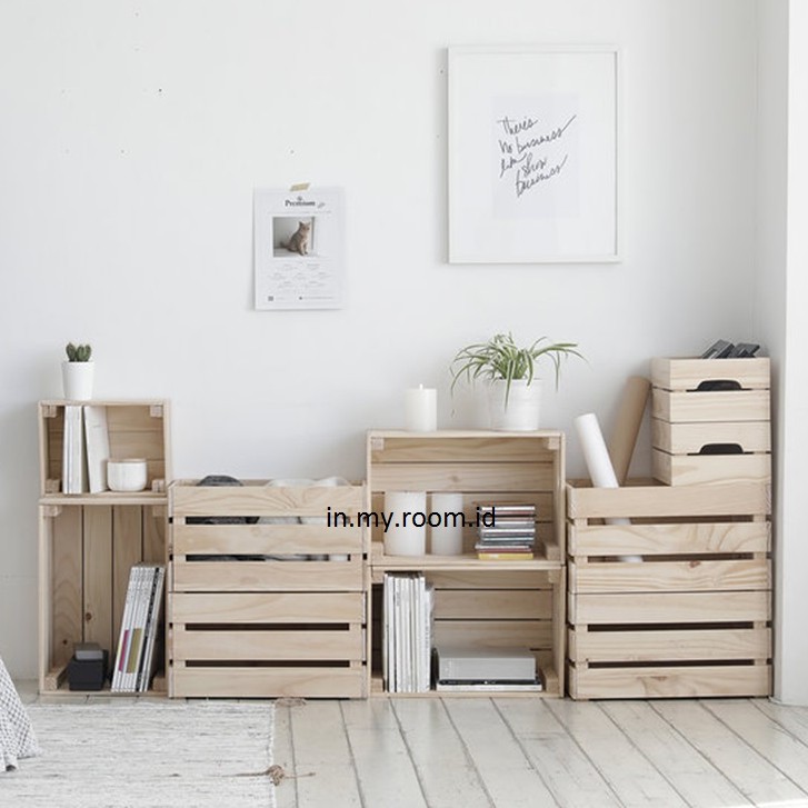 Jual INMYROOMID (HANDMADE) STORAGE BASKET STORAGE KAYU BOX KAYU TEMPAT ...